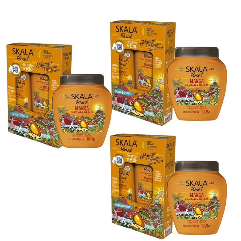 Skala Home Care Mango Hair Treatment Shampoo Conditioner Cream Care Se