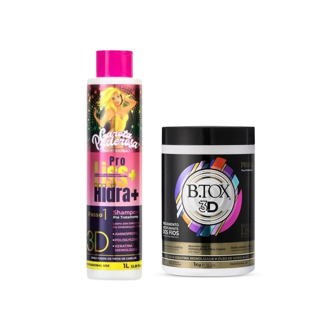 ProLiss 3D BTX Deep Hair Mask Organic Volume Reducer Hair Reconstructi