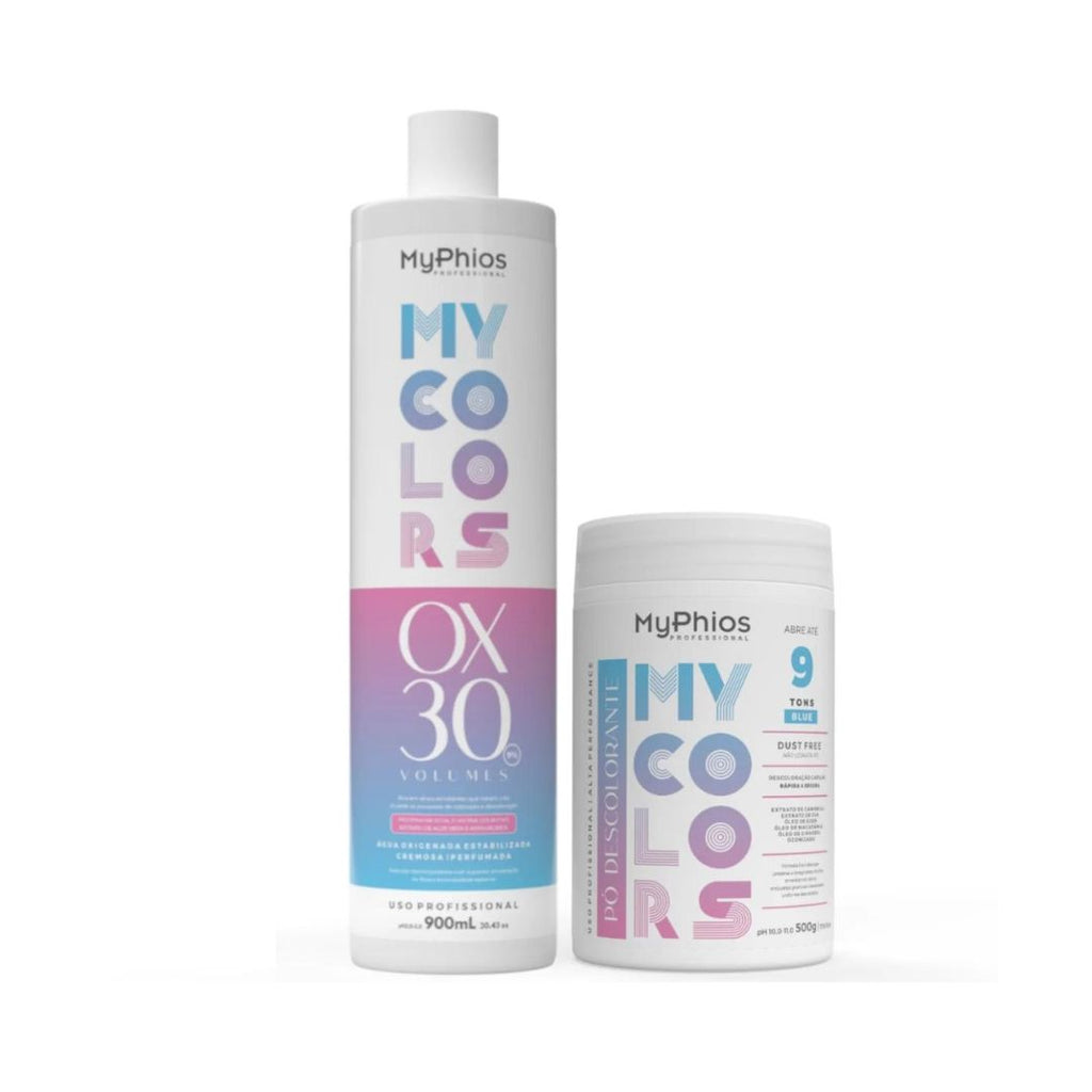 My Phios My Colors Discoloration Peroxide OX 30 Volumes + Bleaching Po