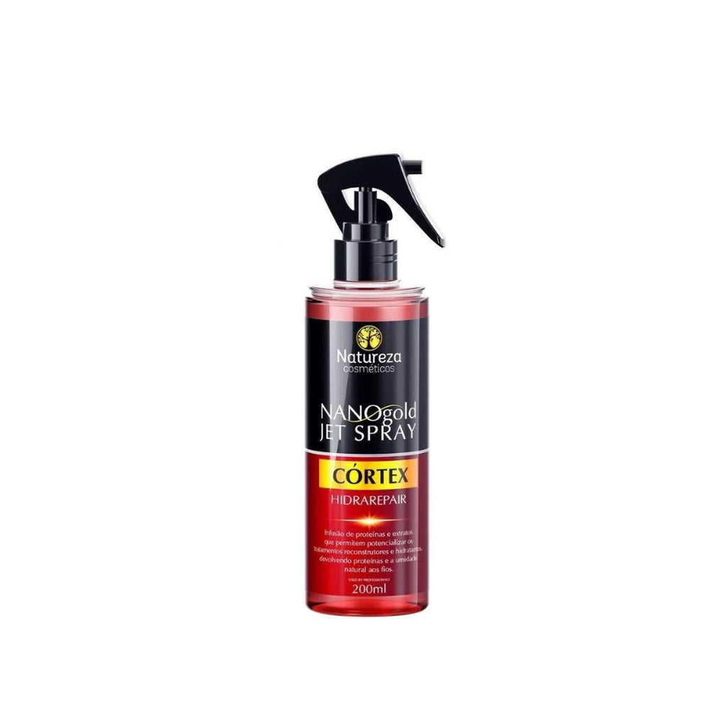 Nano Gold Jet Spray Cortex Hair Alignment Treatment 200ml Natureza Cos