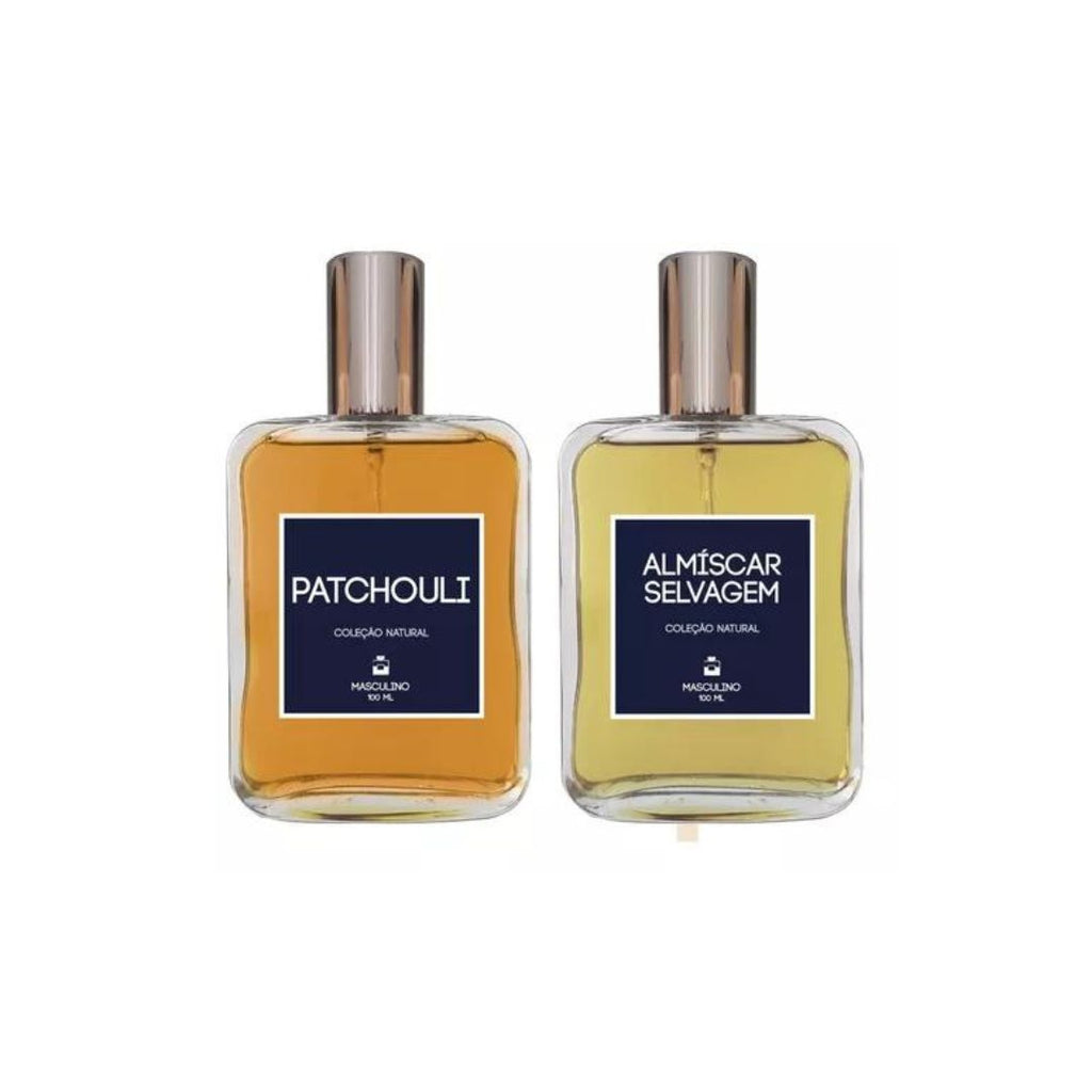 Patchouli Wild Musk Perfumes Fragance Deo Parfum Kit 2x 100ml Essencia