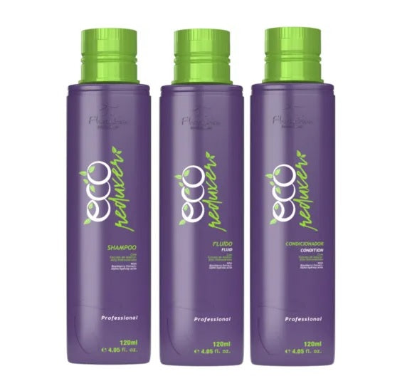 Hair Straightening Volume Reduce EcoReduxer Progressive Brush Kit 3x12