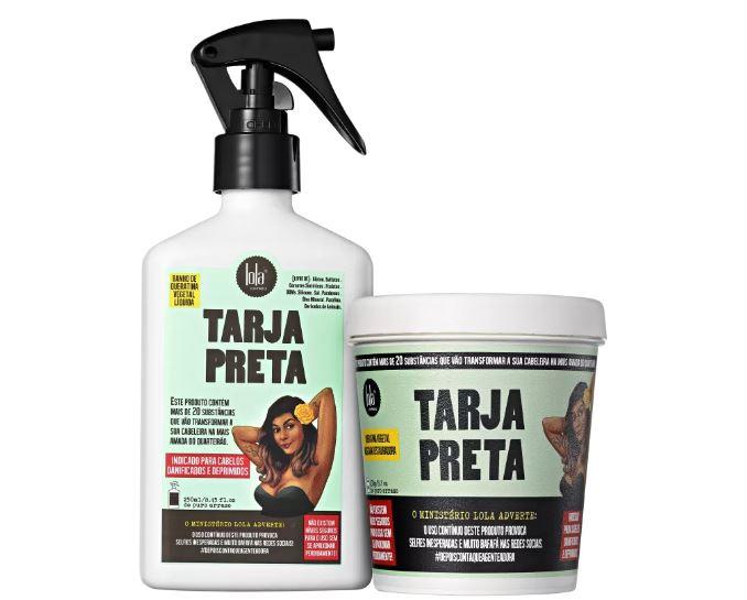 Vegetable Keratin Black Stripe Reconstruction Kit 2 Products - Lola Co