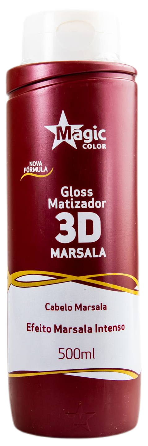 Intense Effect Red Marsala Treatment 3D Tinting Gloss Mask 500ml - Mag