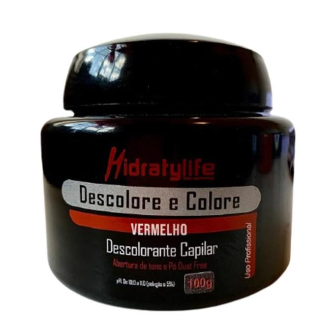 Dust Free Red Tinting Discoloration 2 in 1 Color Opening Powder 100g