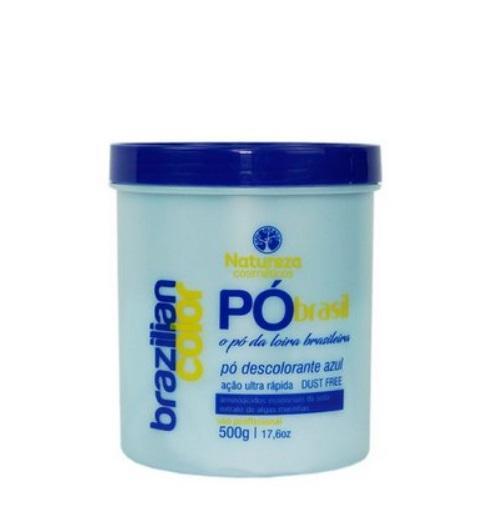 Professional Blue Dust Free Brazilian Color Bleaching Powder 500g - Na