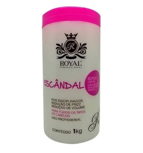 Escandal Scandal Deep Hair Mask Straightener Volume Reducer 1Kg - Roya