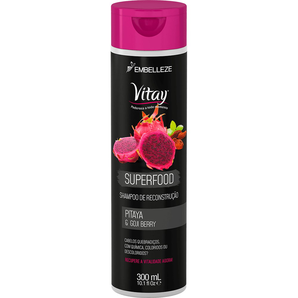Vitay Shampoo Superfood Pitaya And Gojiberry 300ml